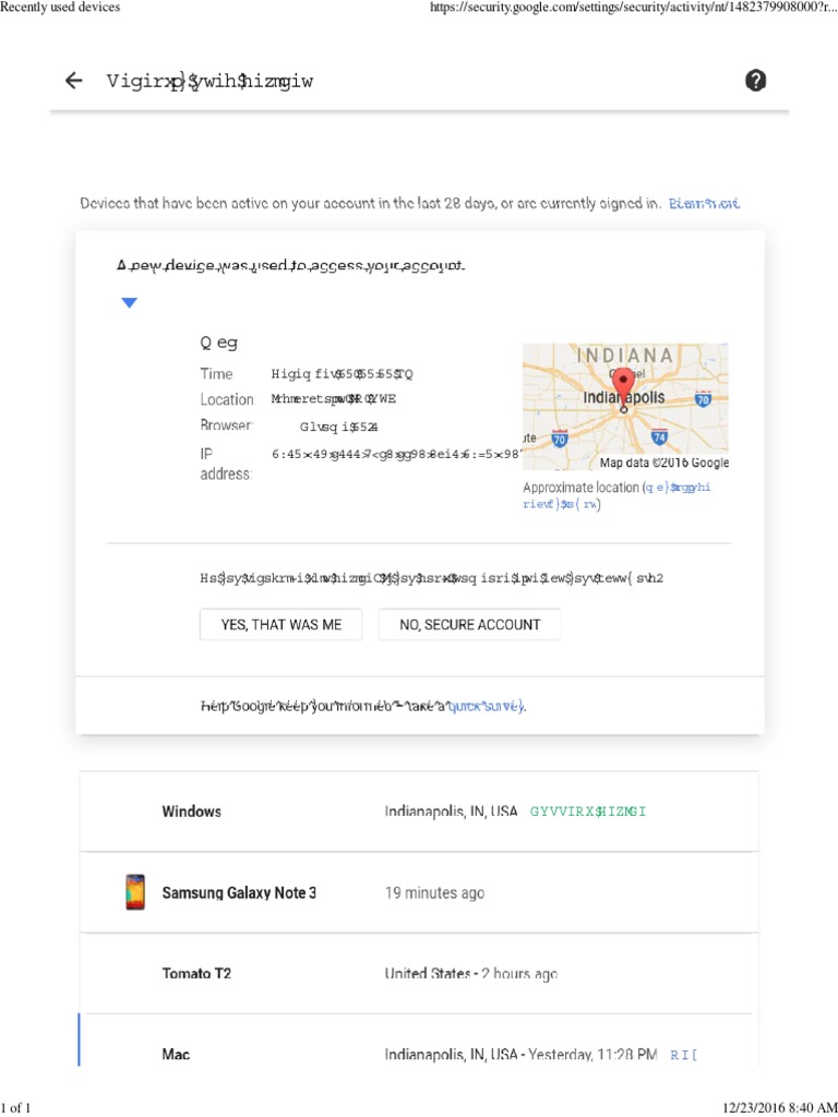 Recently Used Devices | PDF