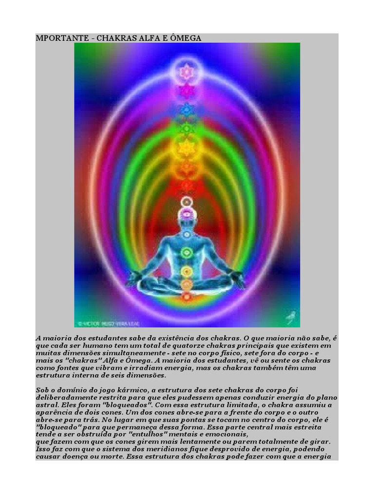 Chakras Alfa e Ômega | PDF | Chacra | Ondas