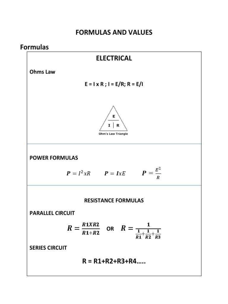 Hvac Formulas and Values | PDF | British Thermal Unit | Natural Gas