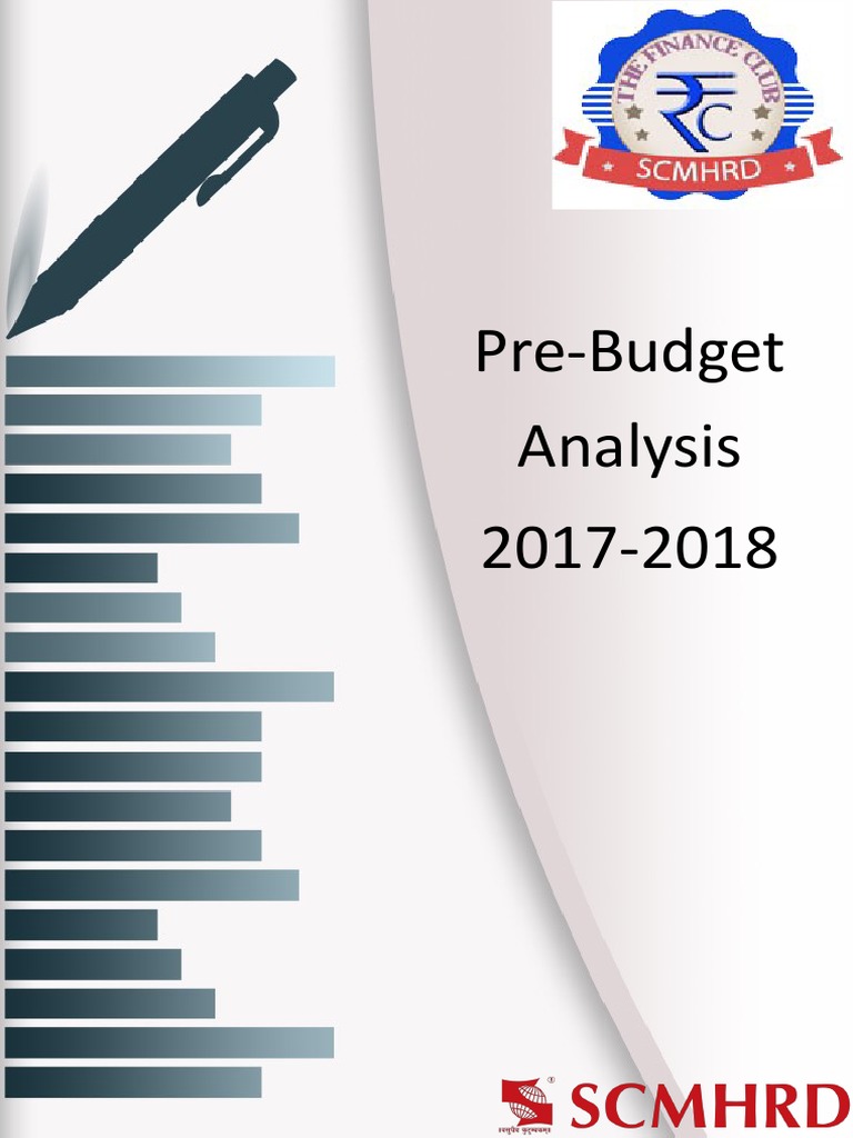 Pre Budget Analysis 2017 18 | PDF | Government Budget Balance | Taxes