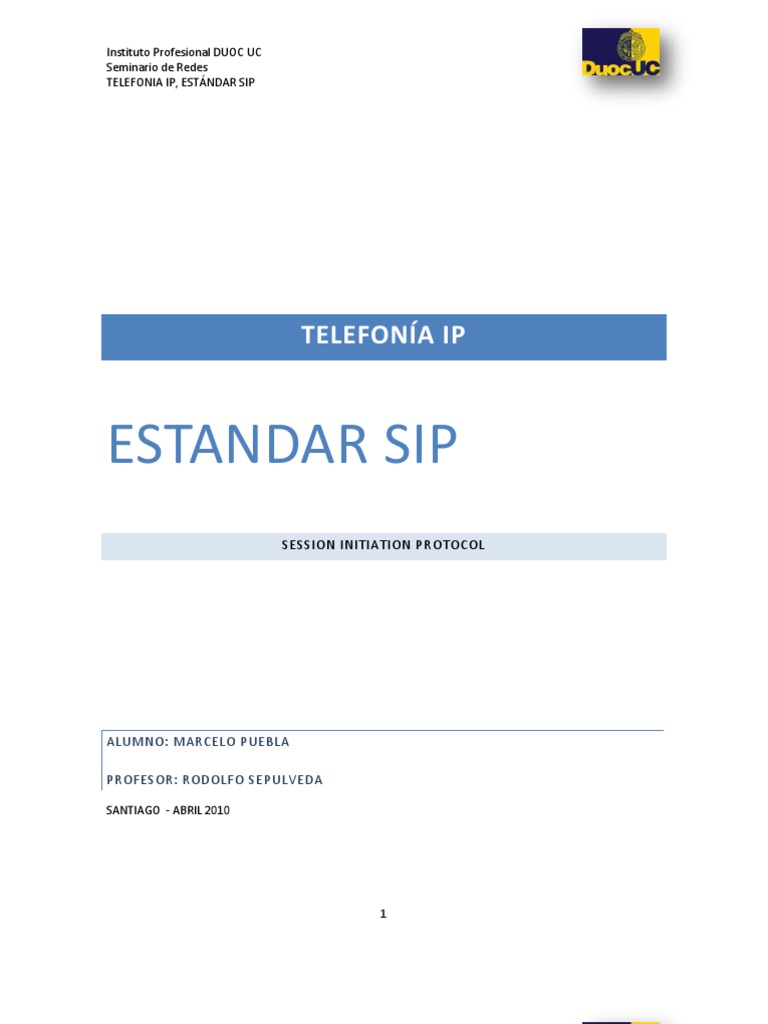 Protocolo SIP | Descargar gratis PDF | protocolo de Iniciacion de ...