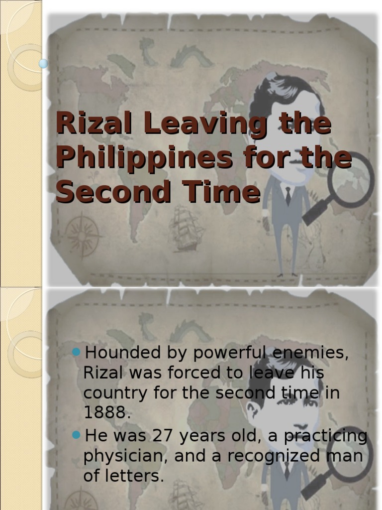 Rizal's Journey: Leaving the Philippines for the Second Time and ...
