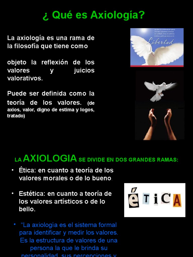 Axiologia. Que Es | PDF | Axiología | Movimientos filosóficos
