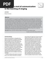Vocal Anatomy Key Terms and Concepts: Posture | PDF | Singing | Breathing