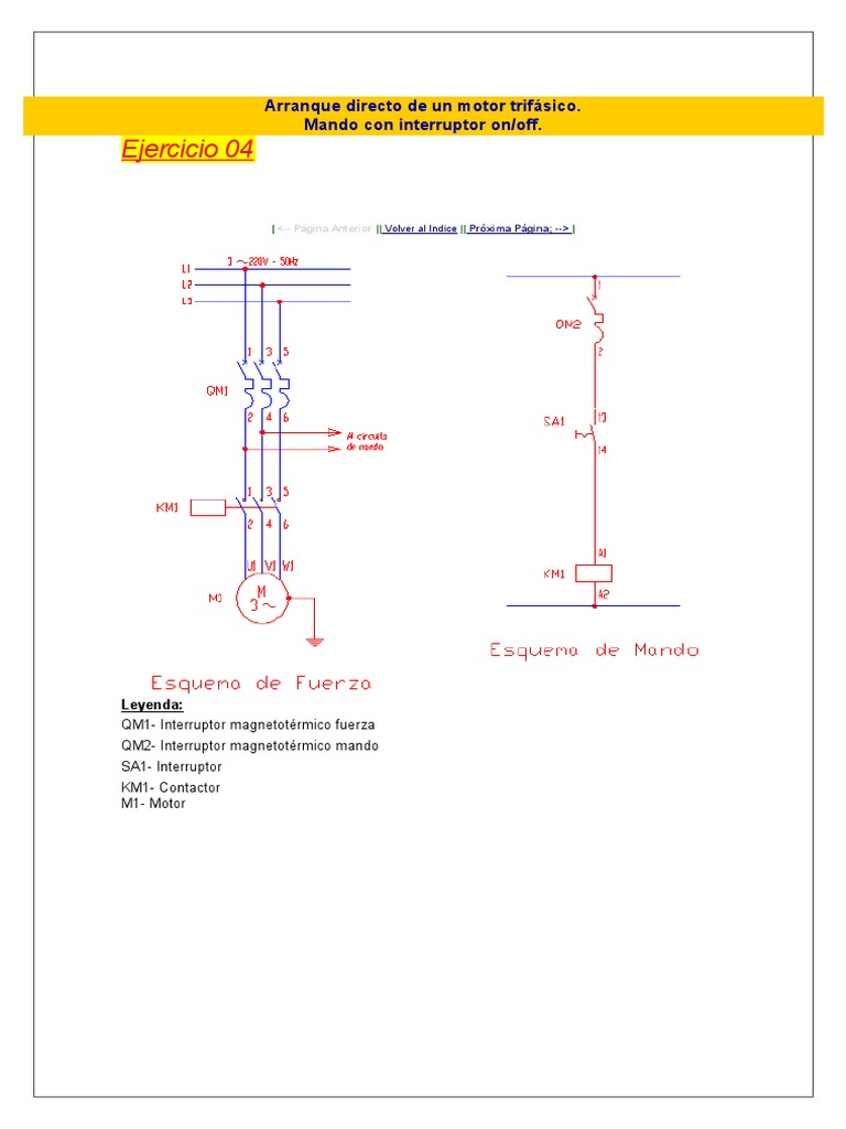 Tarea Sistemas de Mando | PDF | Relé | Componentes eléctricos