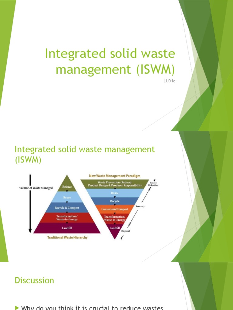 Integrated Solid Waste Management ISWM | PDF | Technology & Engineering