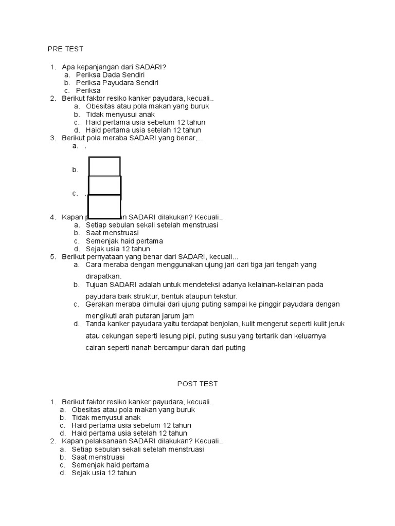 Contoh Pre Test Microtheacing | PDF