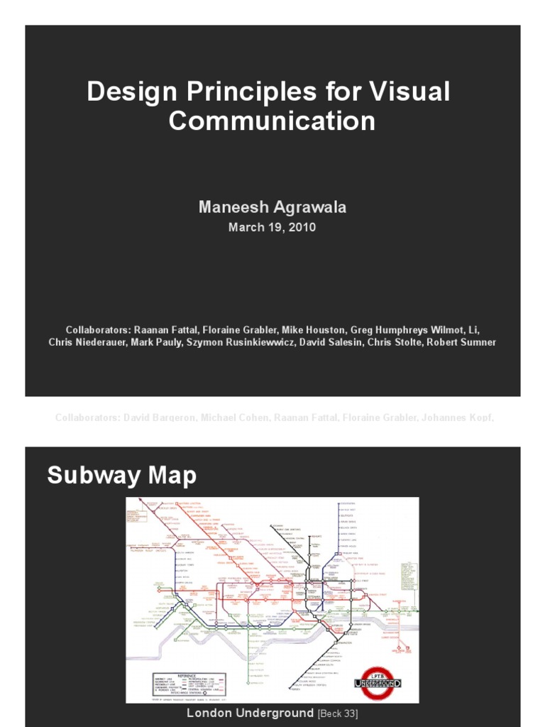 Visual Communication Design Principles | PDF | Map | Rendering ...
