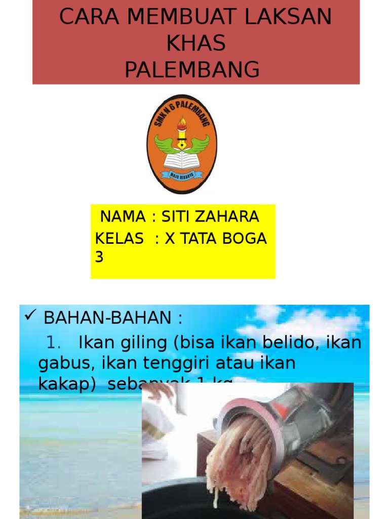 Cara Membuat Laksan Khas | PDF