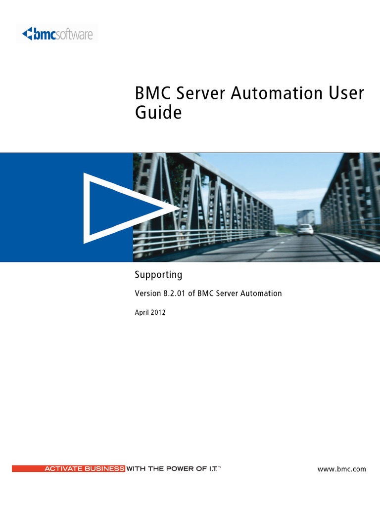 Bmc Server Automation User Guide Pdf Trademark Command Line Interface