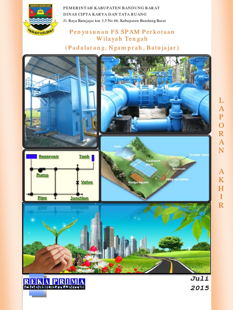 Laporan Akhir FS SPAM KBB PDF | PDF