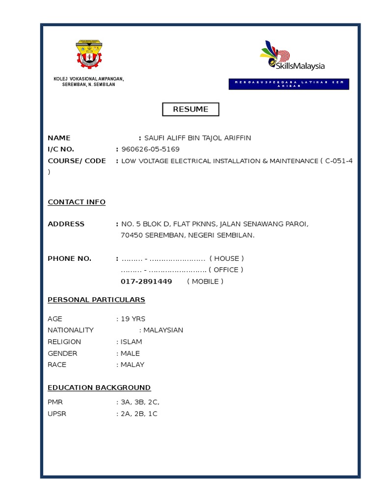 CTH RESUME DVM Elek | PDF