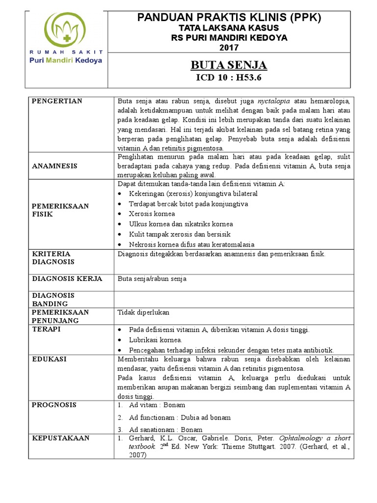 PPK Buta Senja | PDF