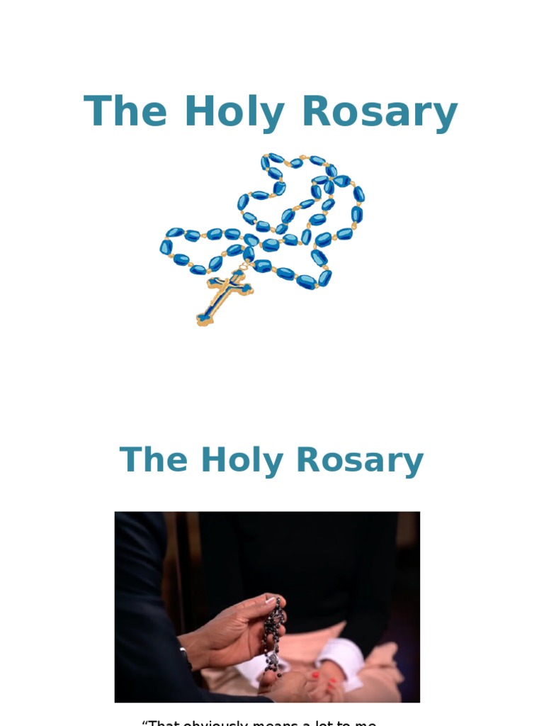 Holy Rosary | PDF | Rosary | Psalms