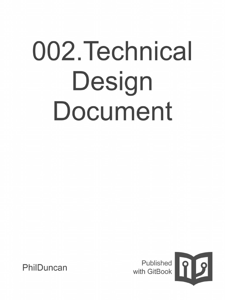 002 Technical Design Document | PDF | User (Computing) | Databases