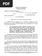 Motion For Reconsideration | PDF | Affidavit | Employment