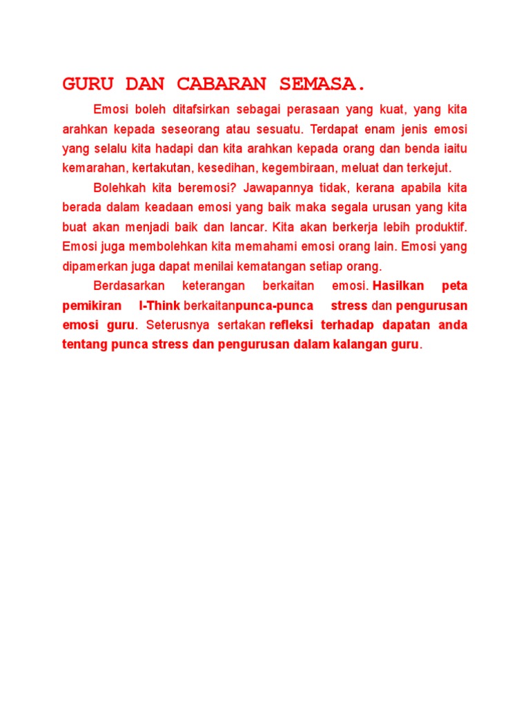 Guru Dan Cabaran Semasa | PDF