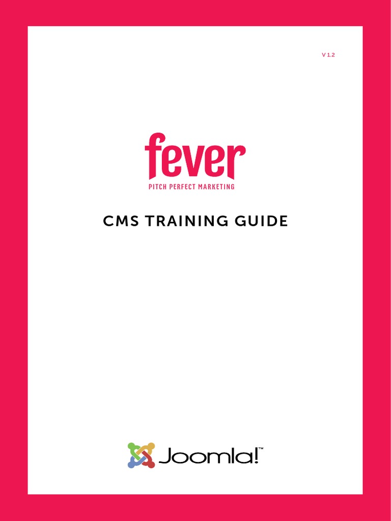 Cms Training Guide: Pitch Perfect Marketi NG | PDF | Menu (Computing) | Software