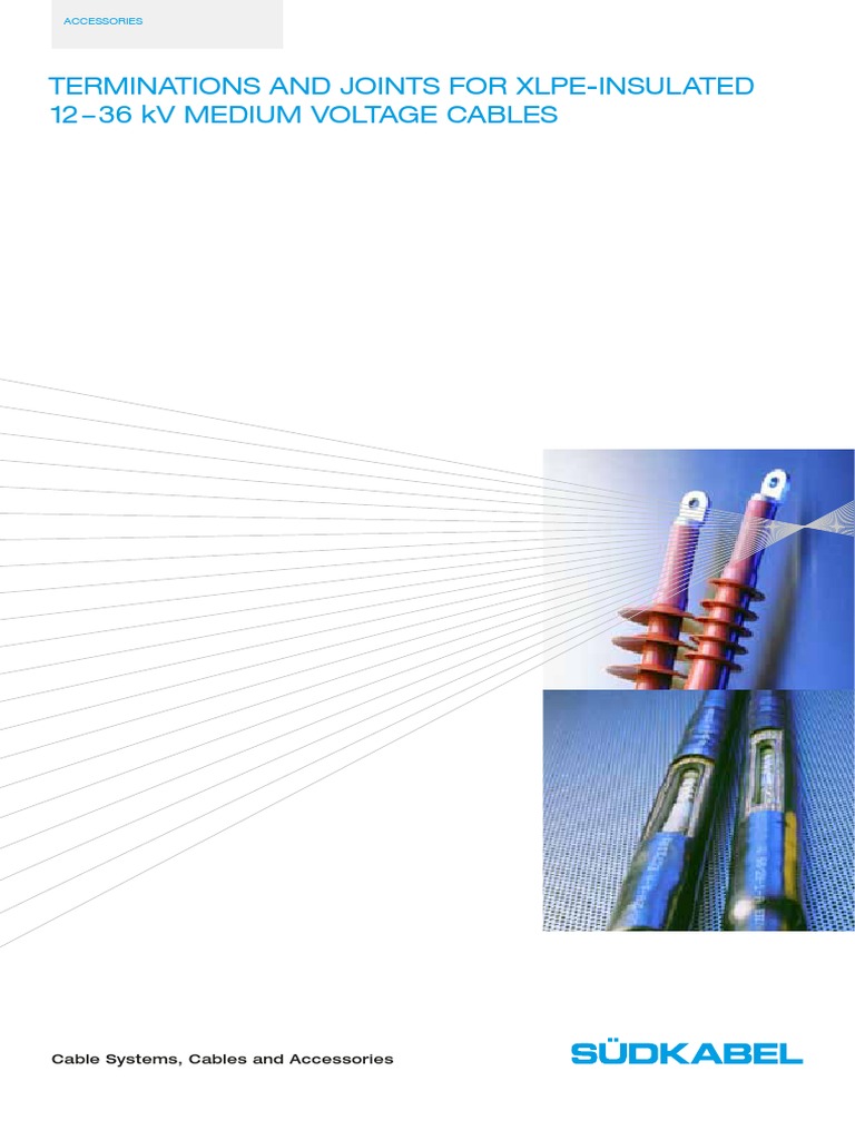 Terminations and Joints For XLPE-Insulated Medium Voltage Cables PDF ...