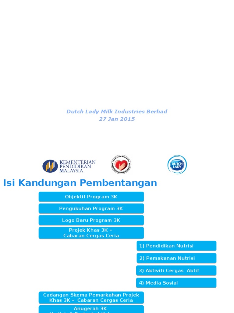 Program 3K (27 Jan 15) Presentation To KPM - Cabaran Cergas Ceria (v1 ...