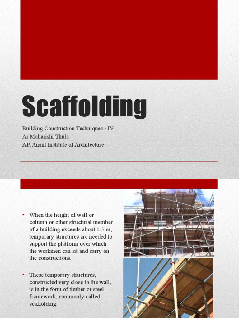 An In-Depth Look at Common Scaffolding Types, Components, and ...