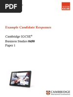 IGCSE Business Studies Formulas | PDF