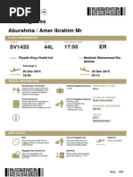 Malaysia Airlines (MAS) Sample Boarding Pass | Airlines | Aviation