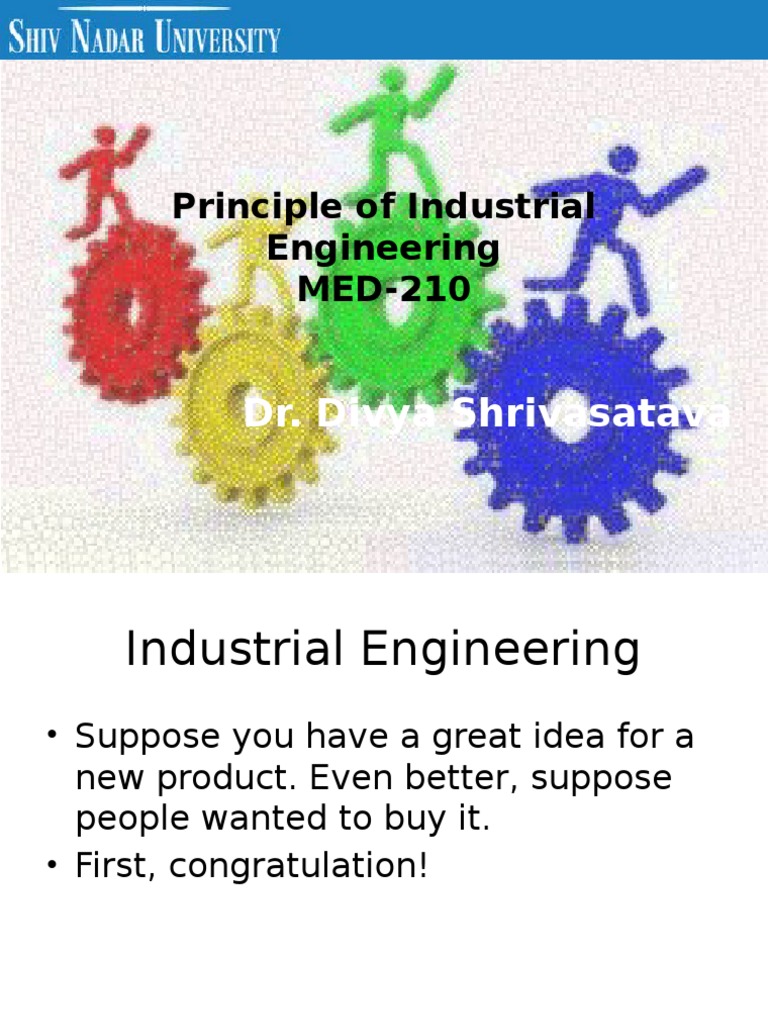 Introduction to Industrial Engineering | PDF | Industrial Engineering ...