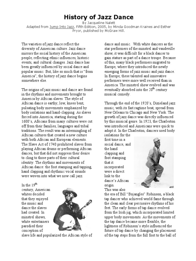 History of Jazz | PDF | Dances | Jazz