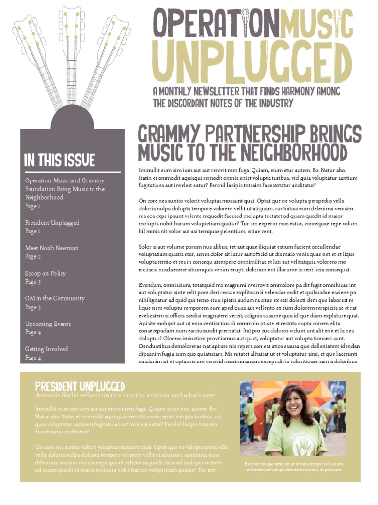 Sample Newsletter | PDF