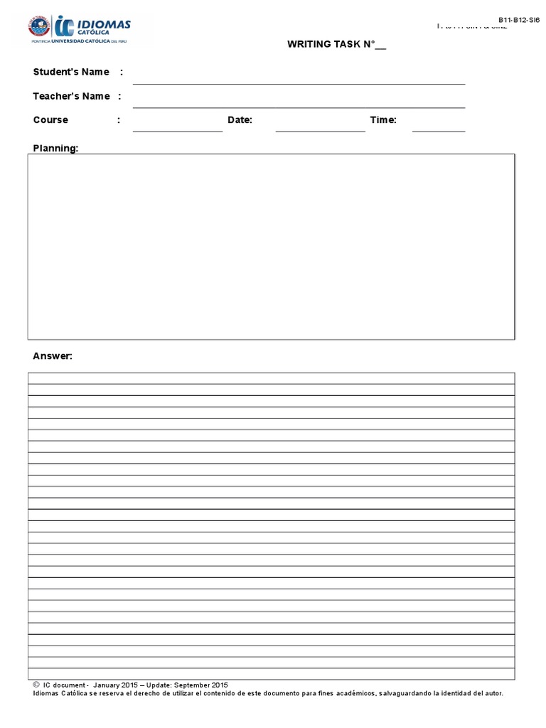 Writing Task Assessment Criteria | PDF | Learning | Educational ...