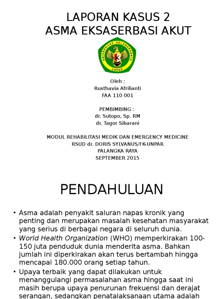 KASUS 2 - Asma Eksaserbasi Akut | PDF