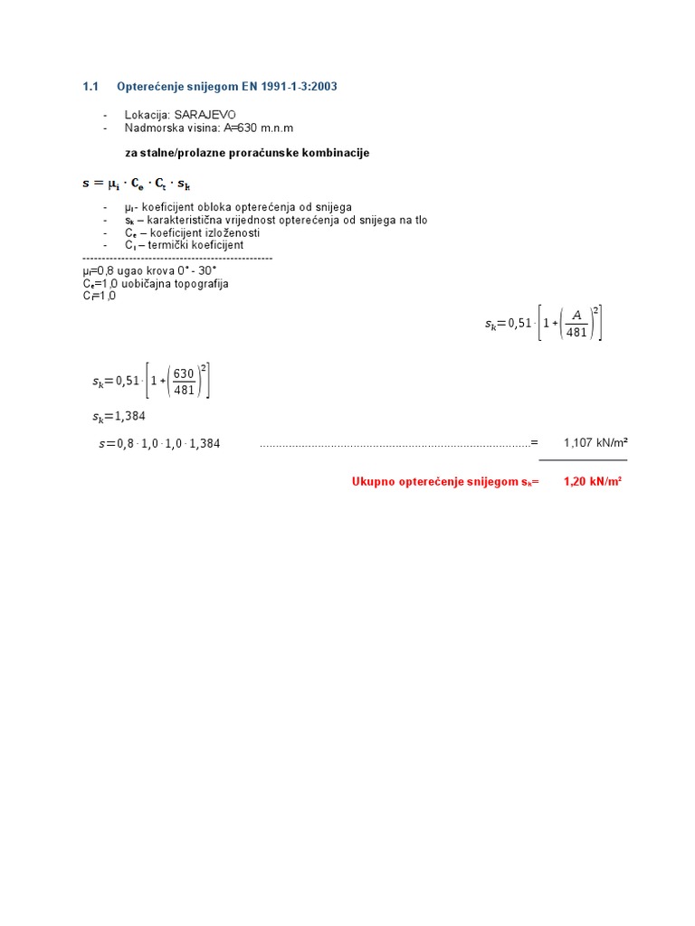 Analiza Opterećenja-Antenski Stub | PDF