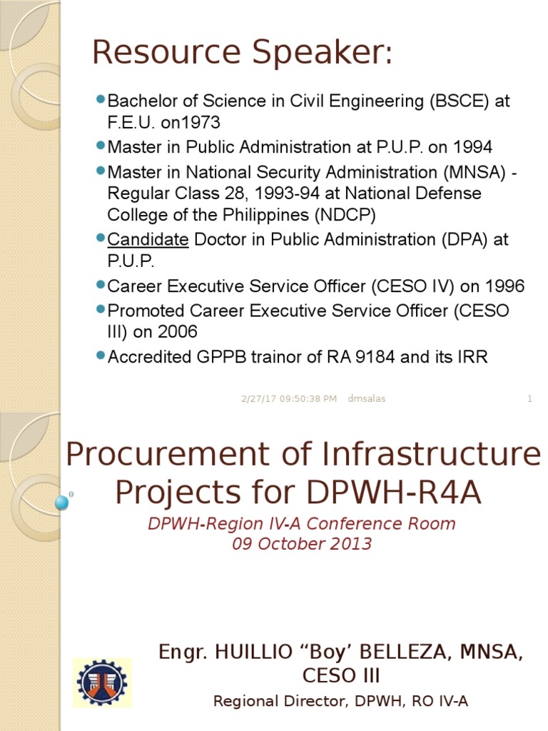Procurement Timeline for Infra Projects | PDF | Guarantee ...