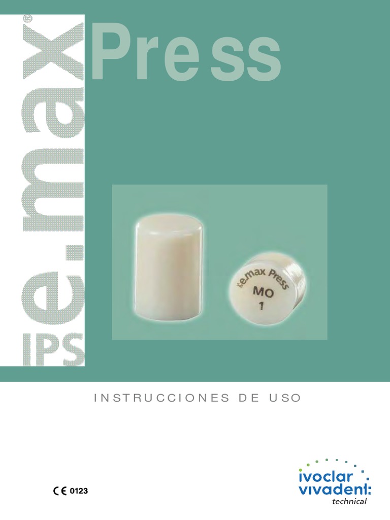 Manual Emax Press | PDF | Revestimiento | Cerámica