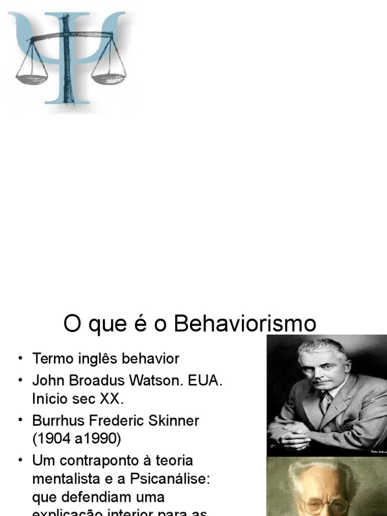 Teoria Behaviorista | PDF | Behaviorismo | Reforço