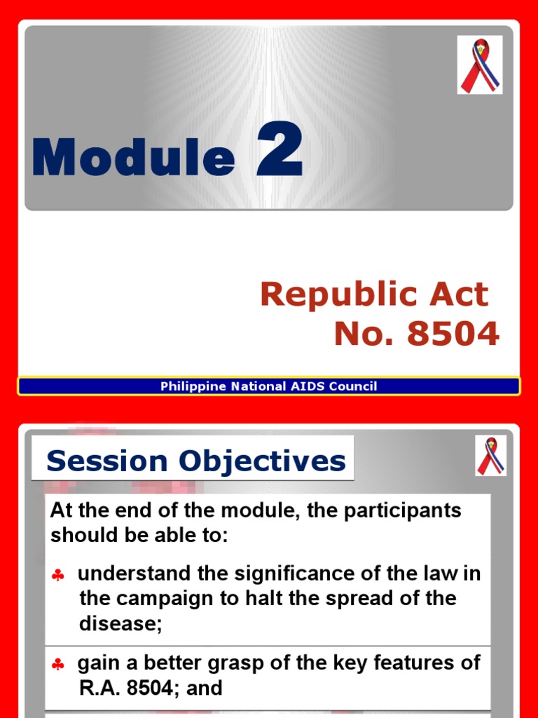 Module 2 (Ra 8504) | PDF