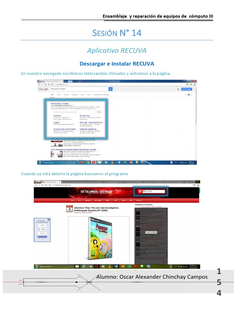 Descargar e Instalar RECUVA PDF | PDF