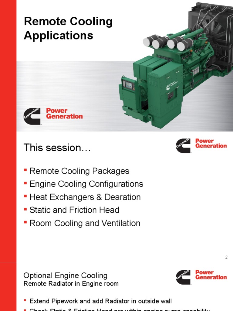 Remote Cooling System Design | PDF | Radiator | Heat Exchanger