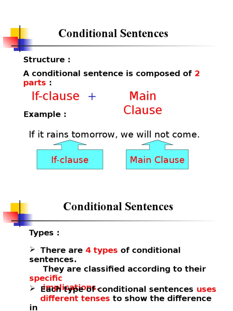 Conditional Sentences 1 | PDF | Semantics | Languages