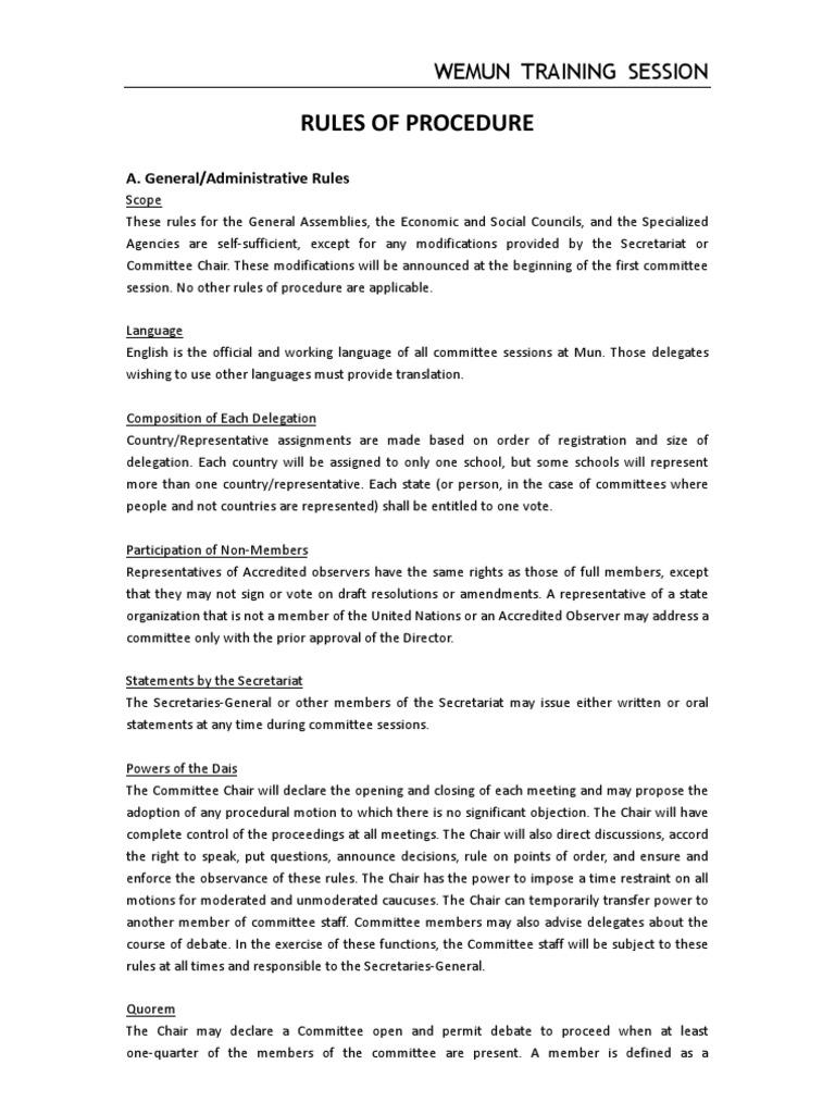 Rules of Procedure | PDF | Committee | United States House Of ...