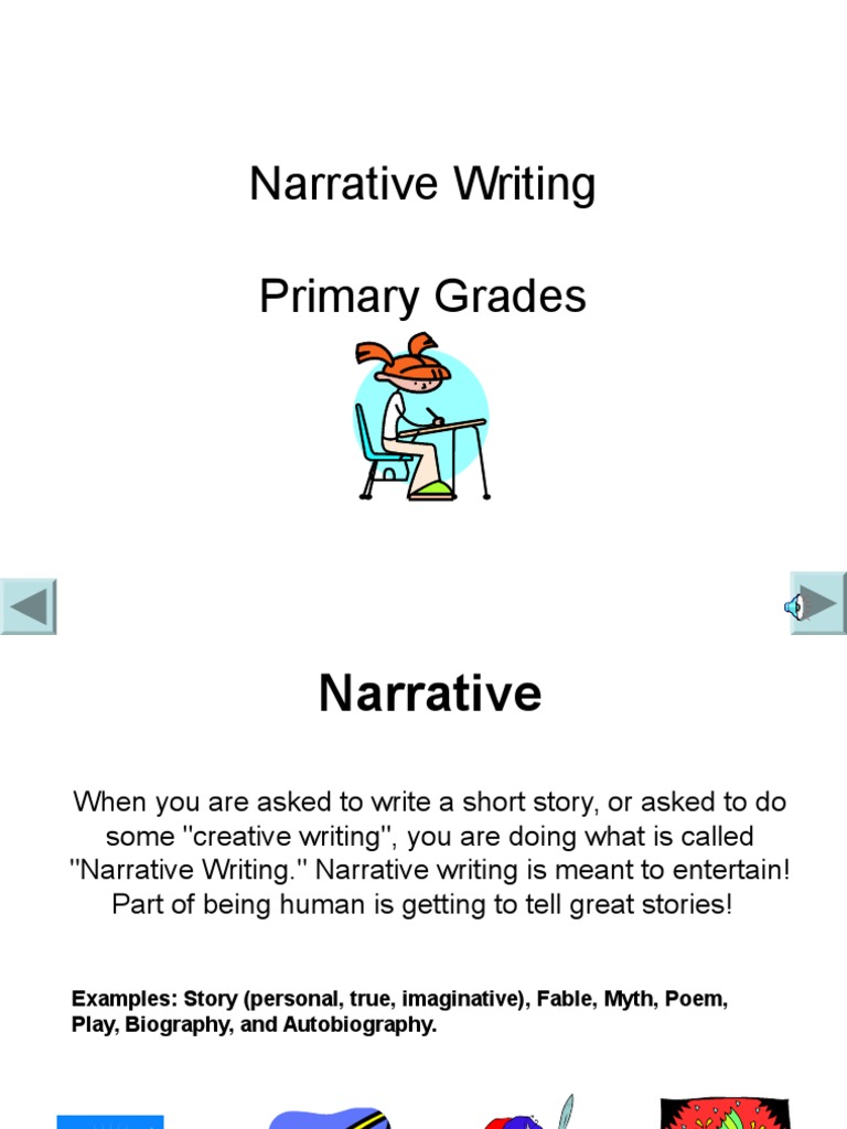 Narrative Writing for Primary Grades | PDF | Bat | Narrative