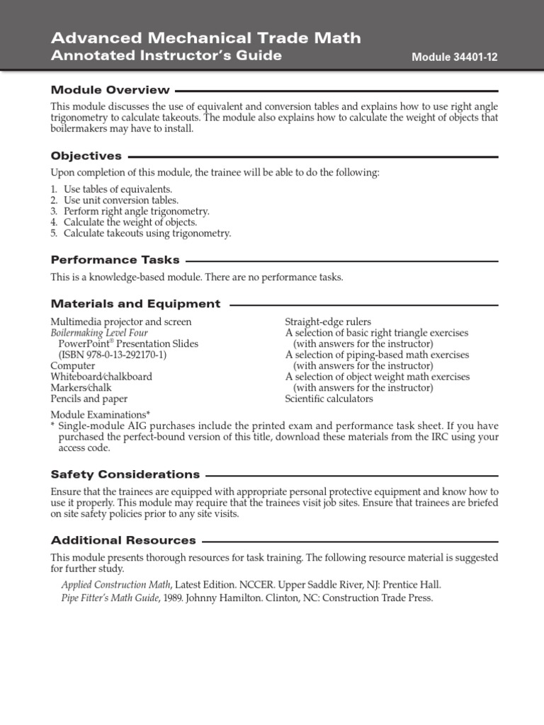 Boilermaking Level 4 2012 CEPs | PDF | Trigonometry | Welding
