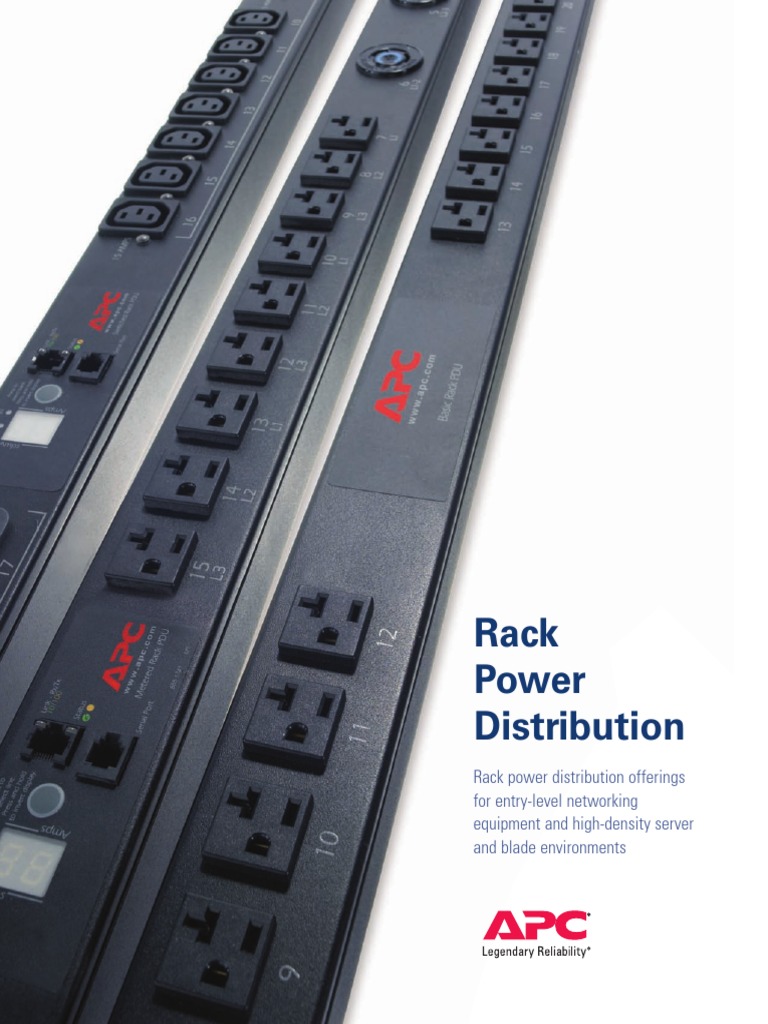 Rack Power Distribution Brochure | PDF | Data Center | Mains Electricity