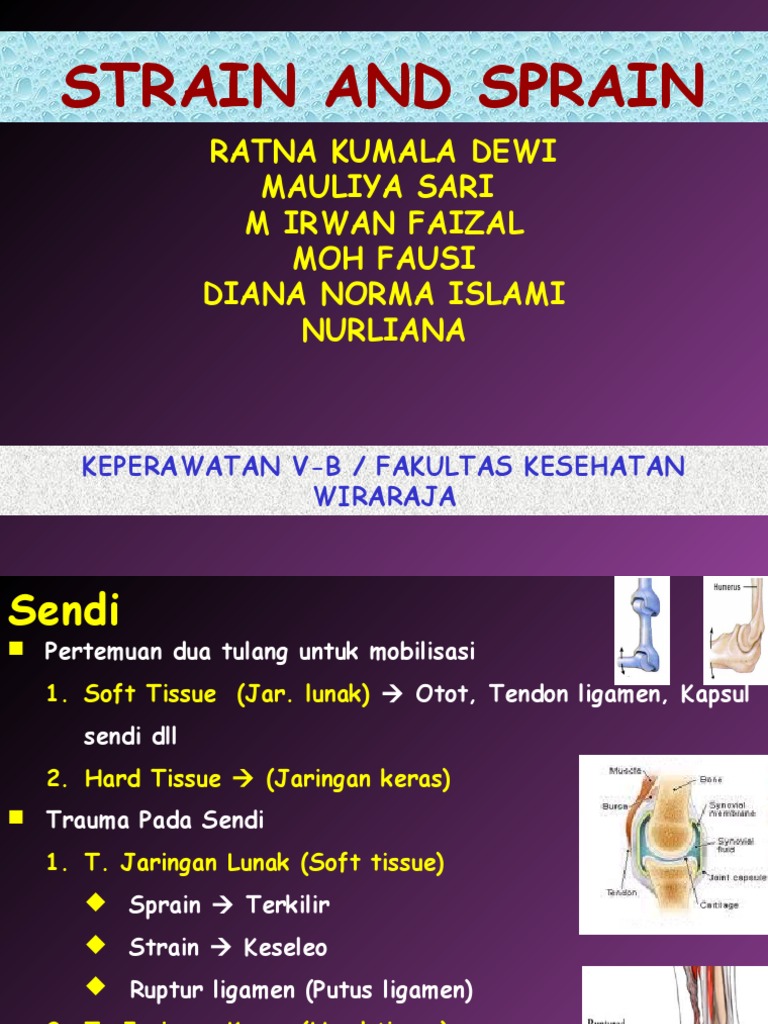 Strain DaN SPRAIN | PDF