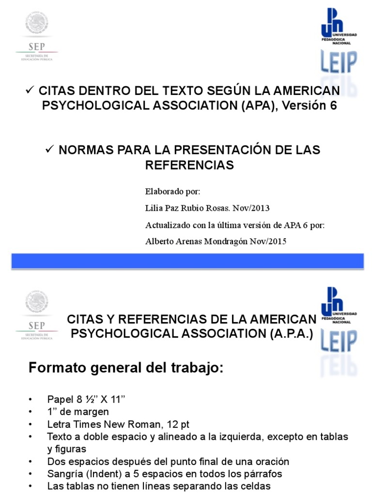 Guía para Citar Fuentes Con APA | PDF | Localizador Uniforme de ...