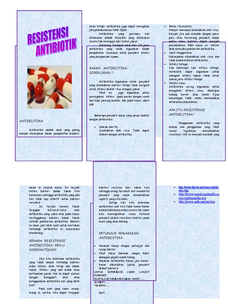 Antibiotik Leaflet Edit | PDF