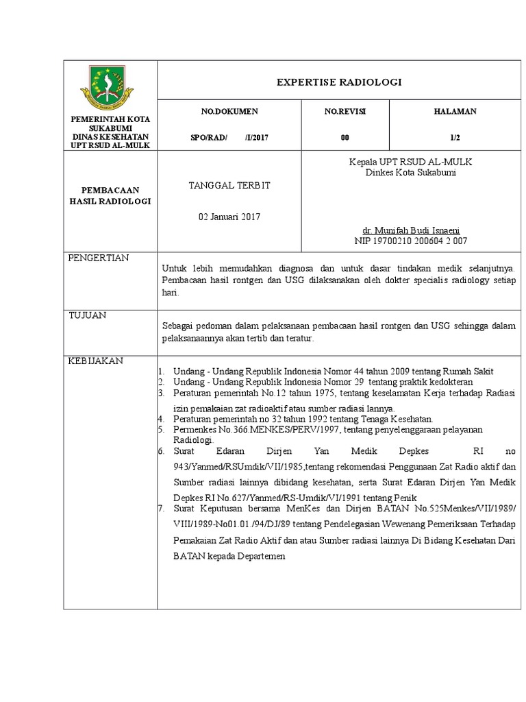 009.expertise Radiologi | PDF