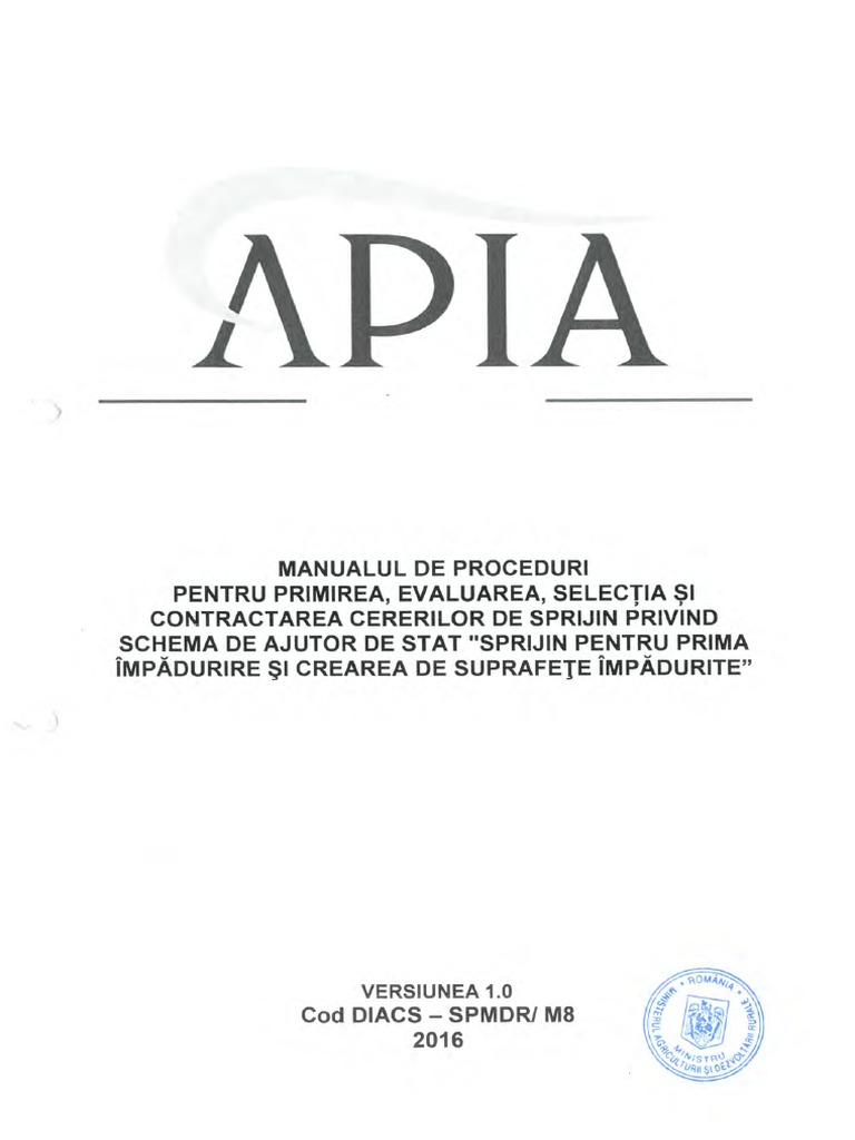 Manual de Proceduri | PDF