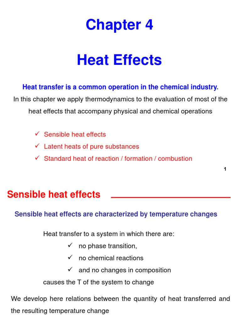 Chapter 4 | Chemical Compounds | Heat